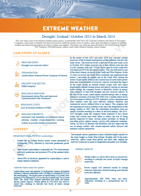 Extreme Weather | World Energy Council