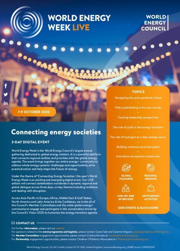 World Energy Week LIVE 2020 | World Energy Council